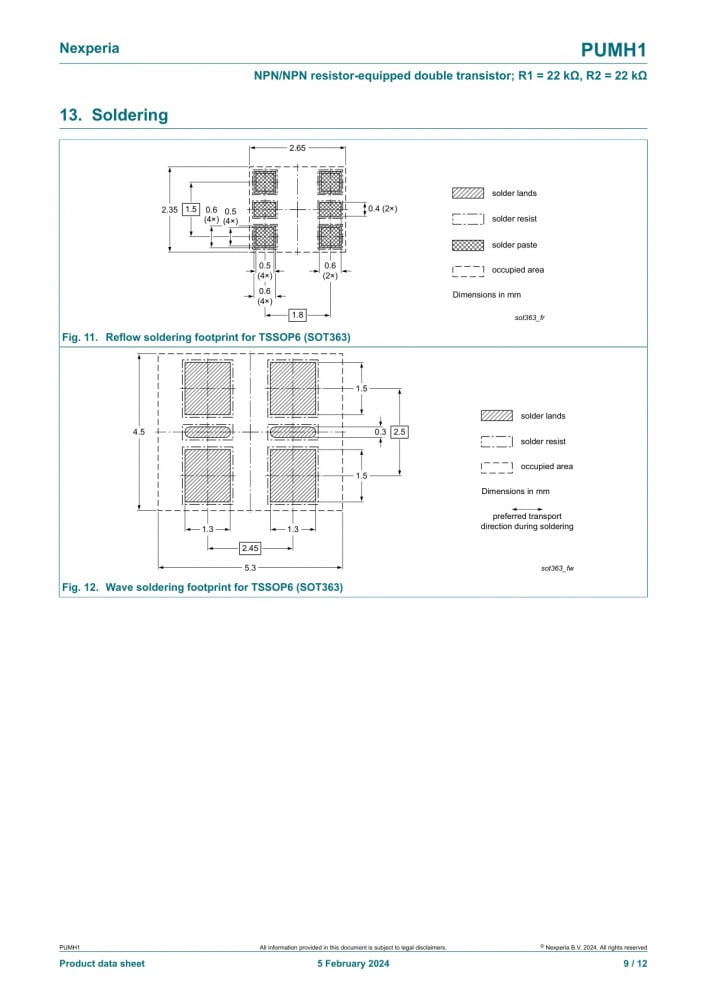 PUMH1 datasheet page 9
