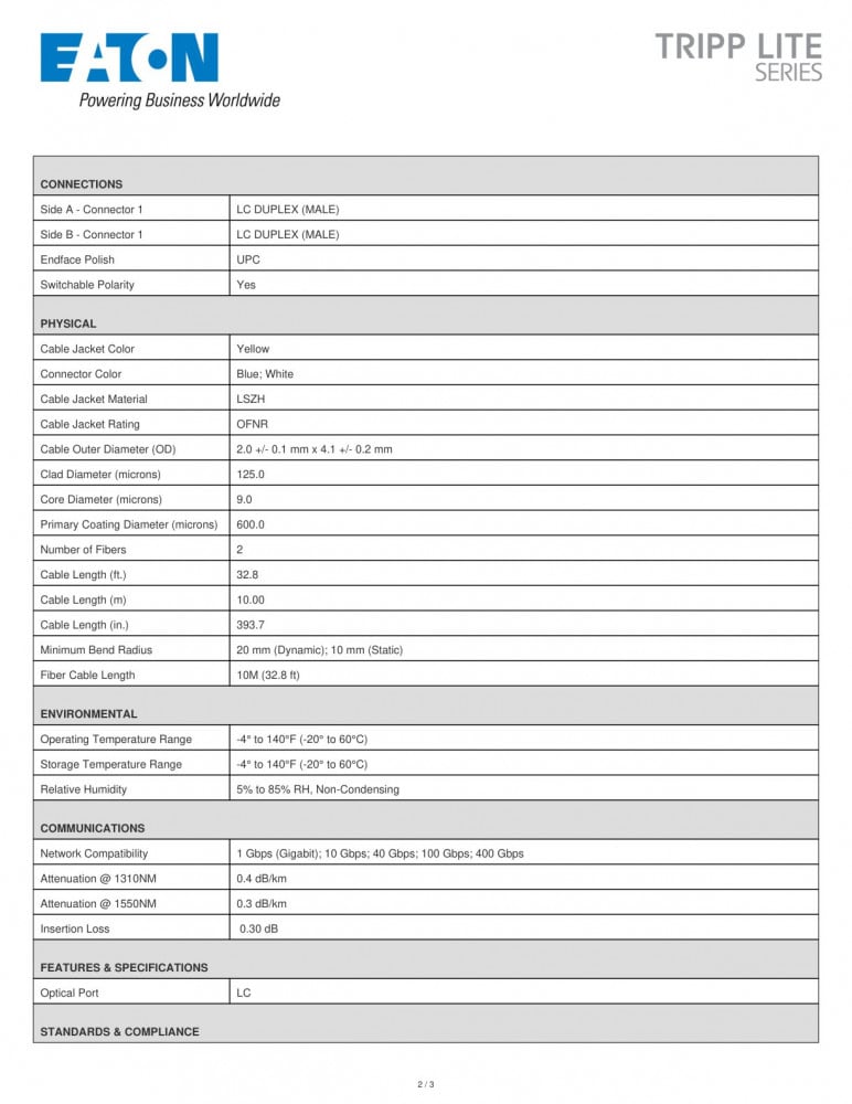 N370X-10M technical document page 2