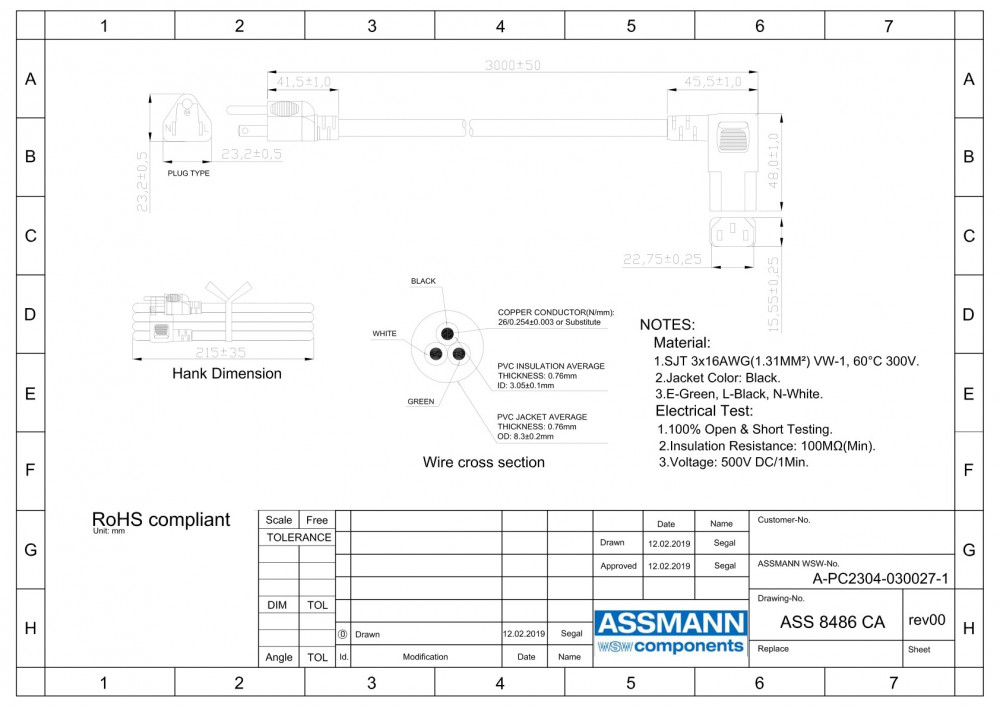 A-PC2304-030027-1 technical drawing