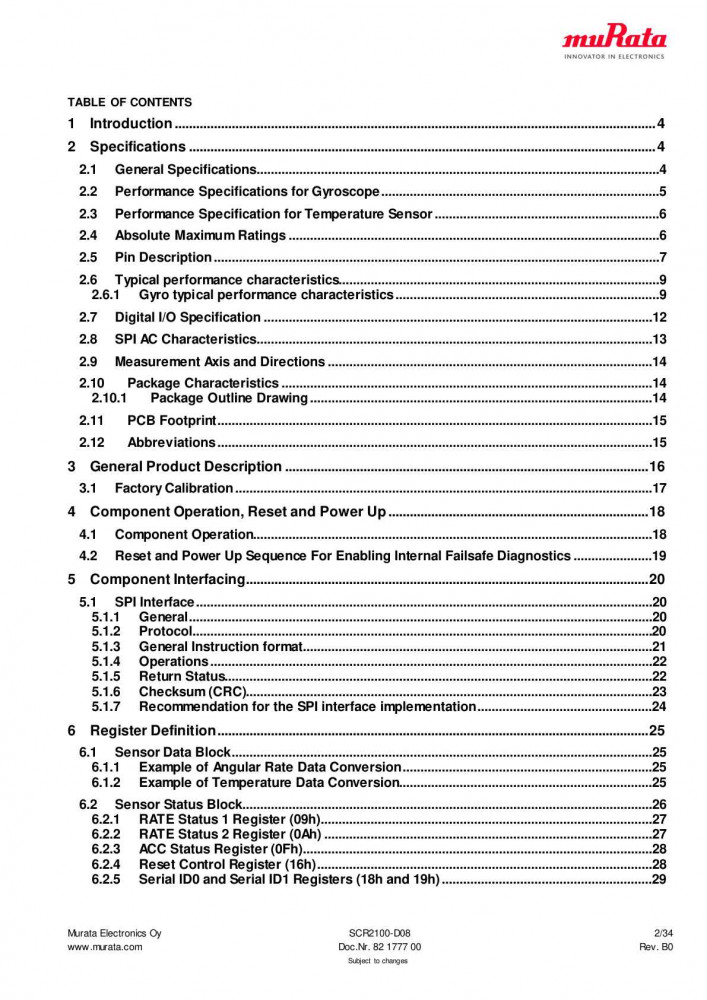 SCR2100-D08 datasheet page 2