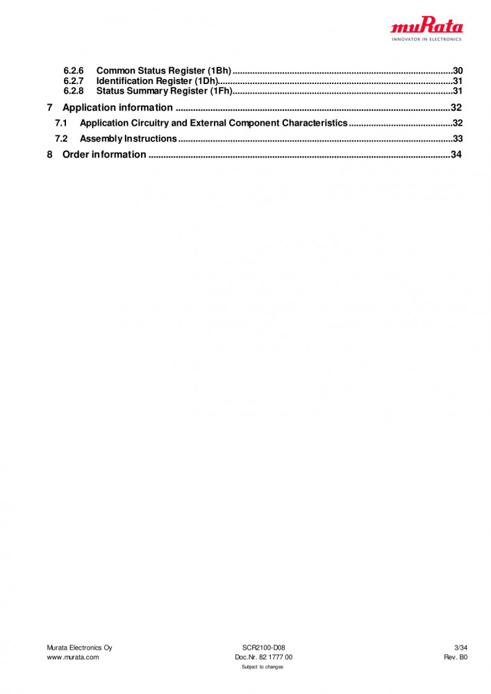 SCR2100-D08 datasheet page 3