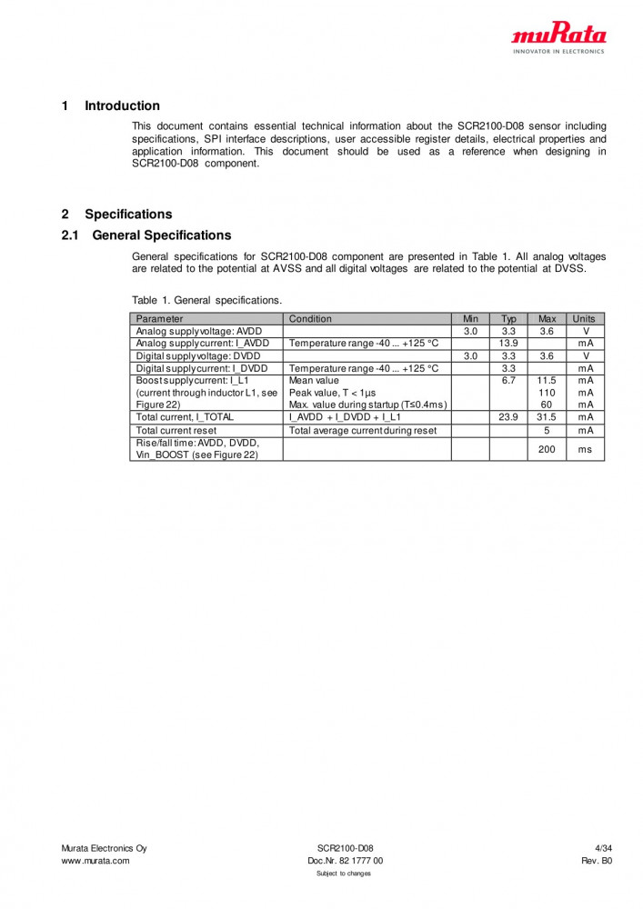 SCR2100-D08 datasheet page 4