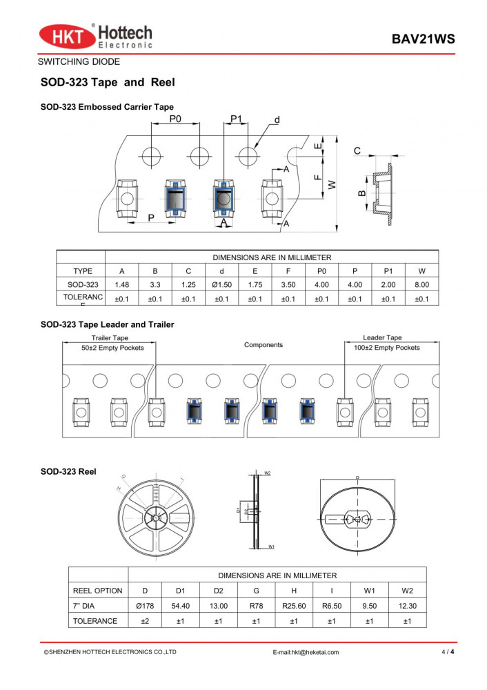 BAV21WS datasheet page 4
