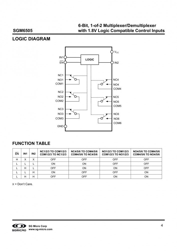SGM6505 datasheet page 4