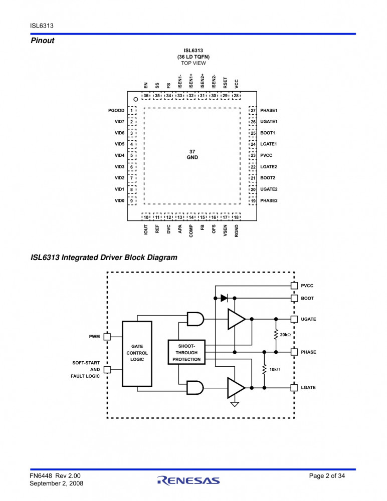 ISL6313IRZ datasheet page 2