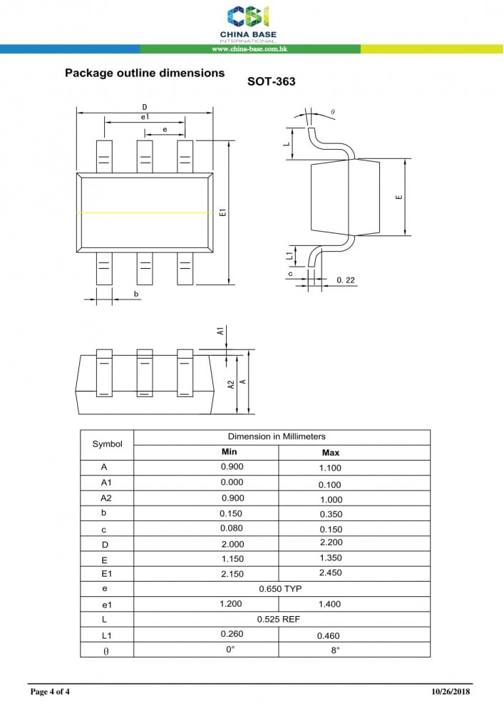 BAT54CDW datasheet page 4