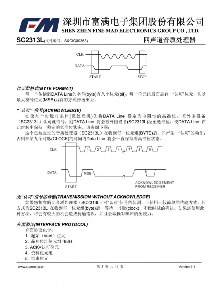SC2313L datasheet page 5