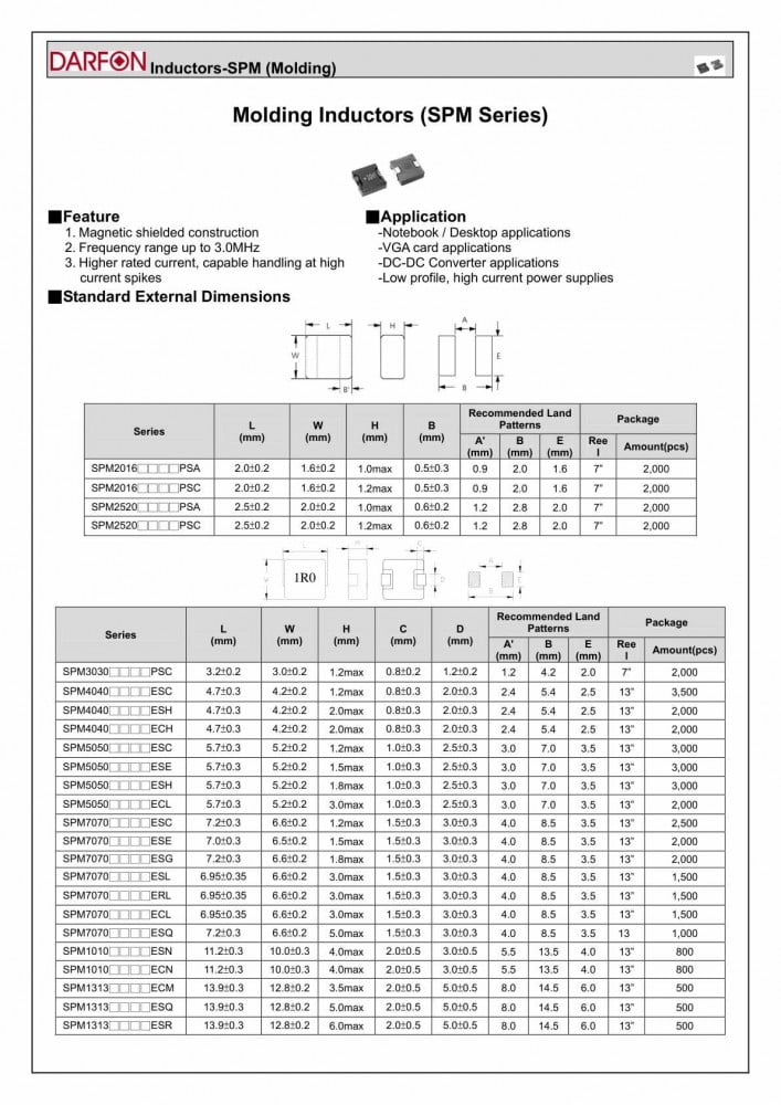 Darfon Elec datasheet page 4