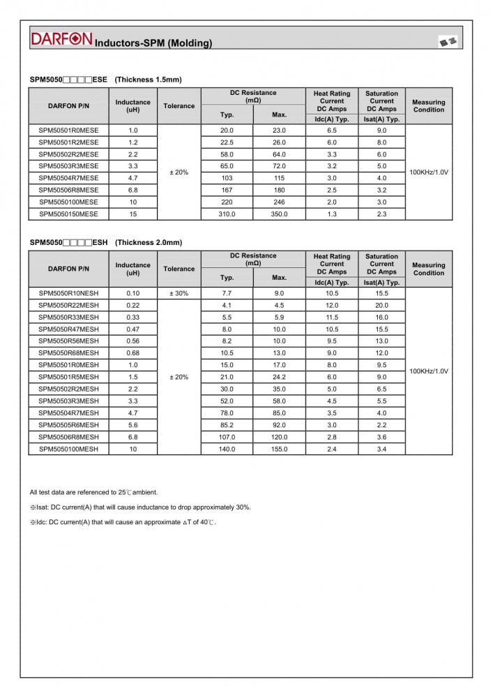 Darfon Elec datasheet page 8