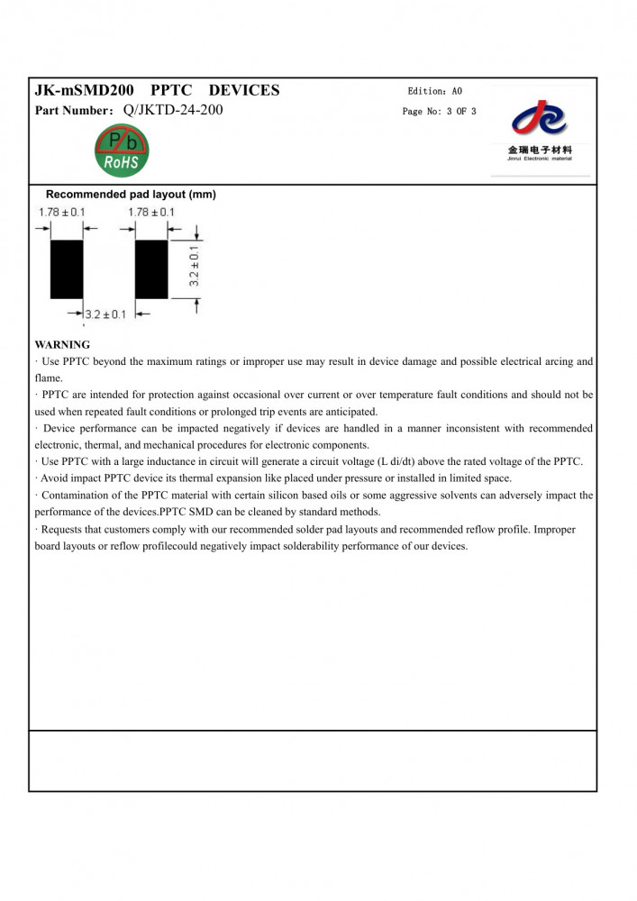 JK-MSMD200-24V datasheet page 3