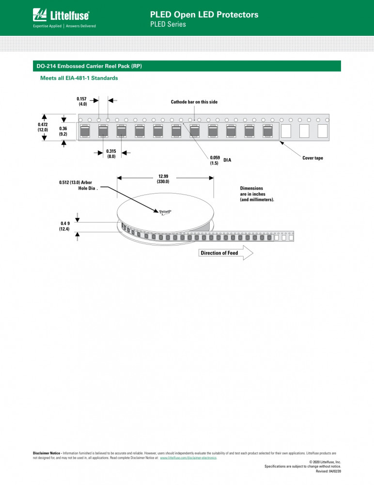 PLED Series datasheet page 7