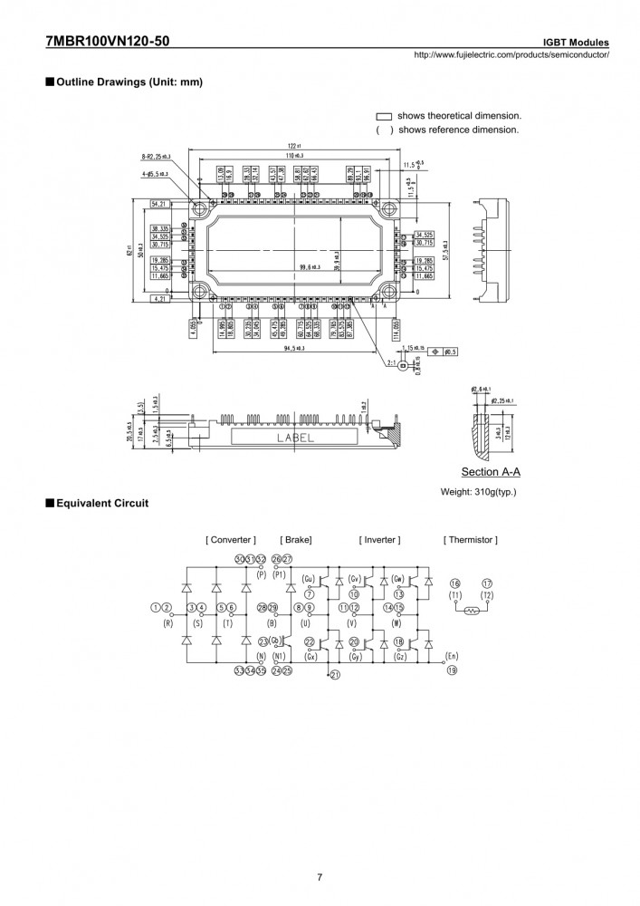7MBR100VN120-50 datasheet page 7