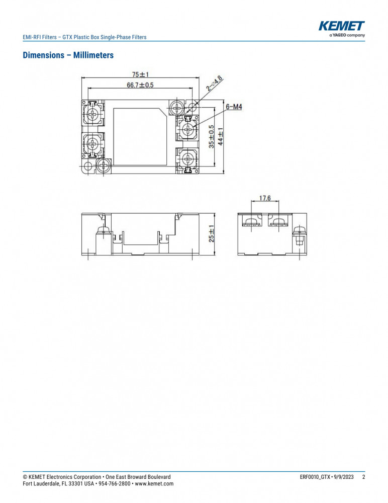 GTX datasheet page 2