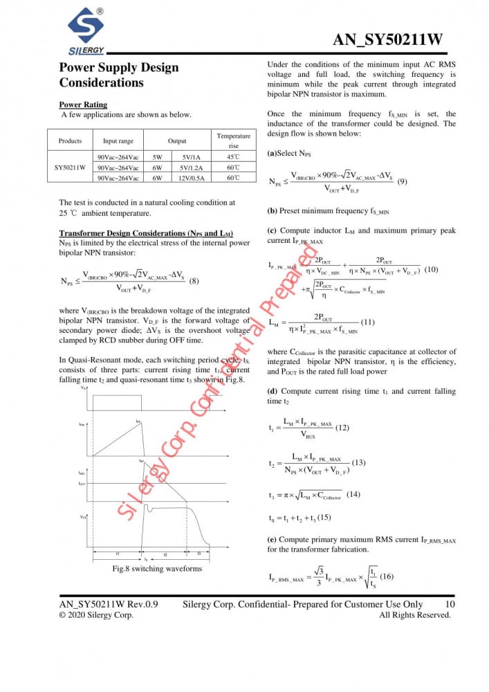 SY50211WAZC datasheet page 10