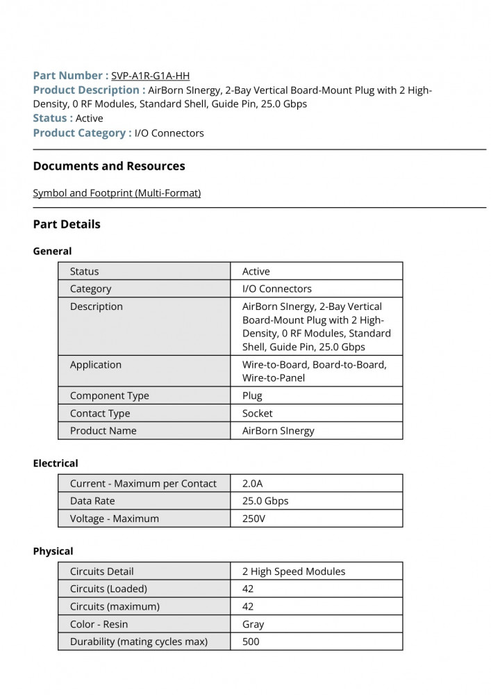 SVP-A1R-G1A-HH technical document image, page 1