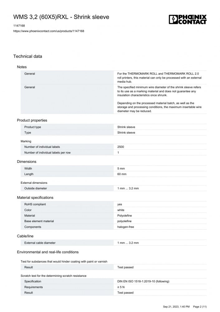 Phoenix Contact 1147168 document page 2
