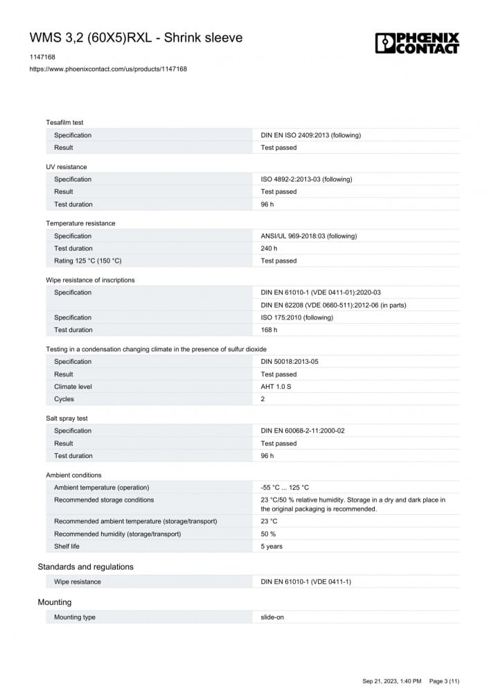 Phoenix Contact 1147168 document page 3