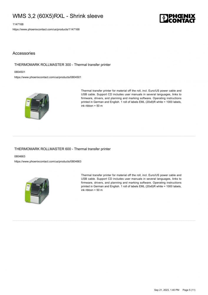 Phoenix Contact 1147168 document page 5