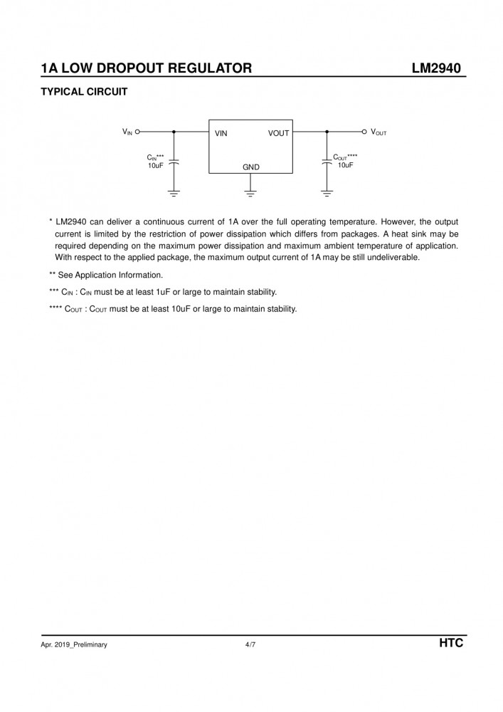 LM2940S-5.0 datasheet page 4
