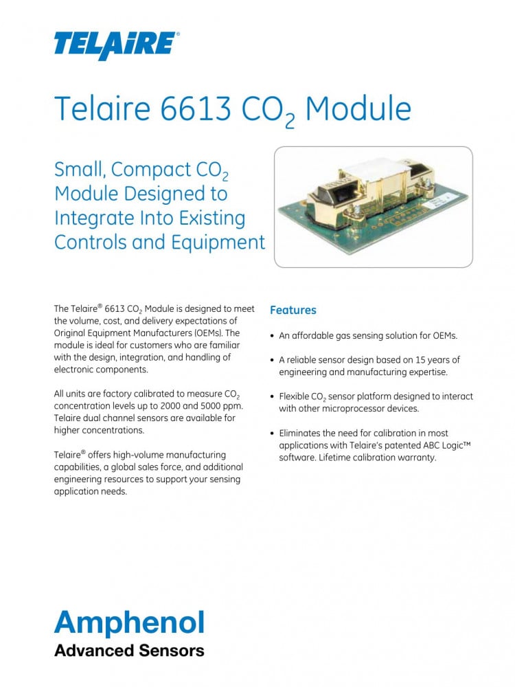 T6613-5K technical document page 1