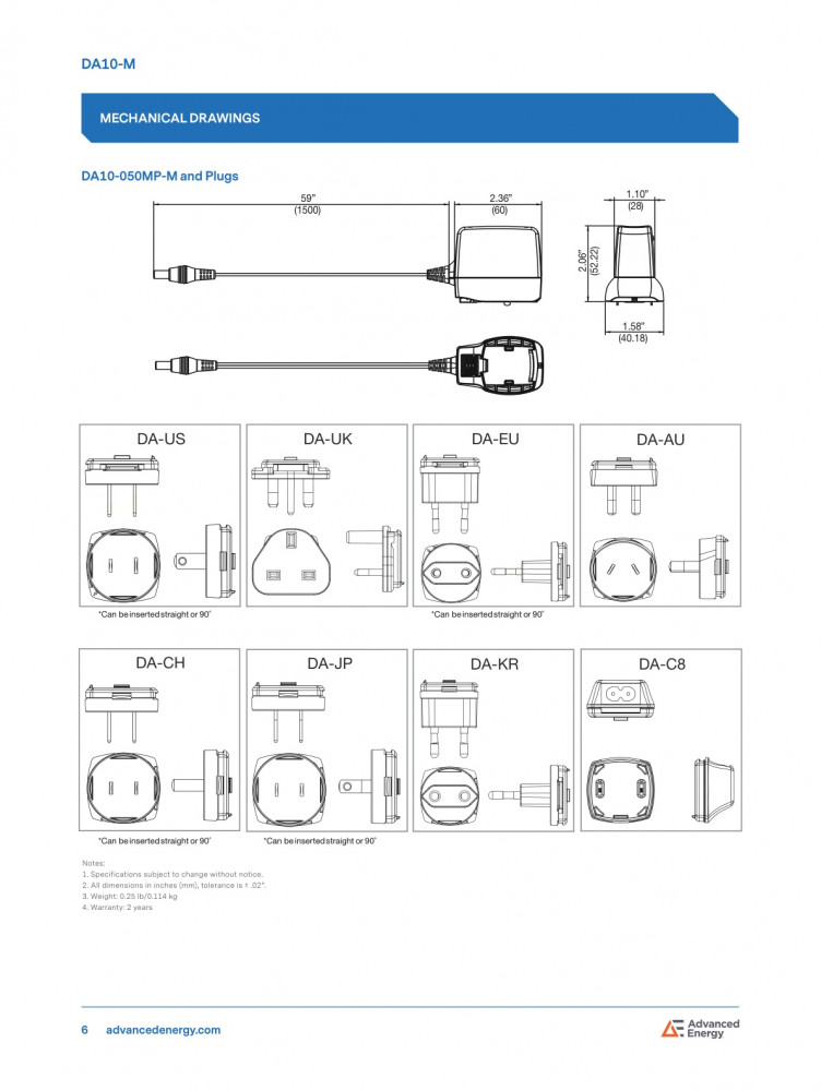DA10-M datasheet page 6