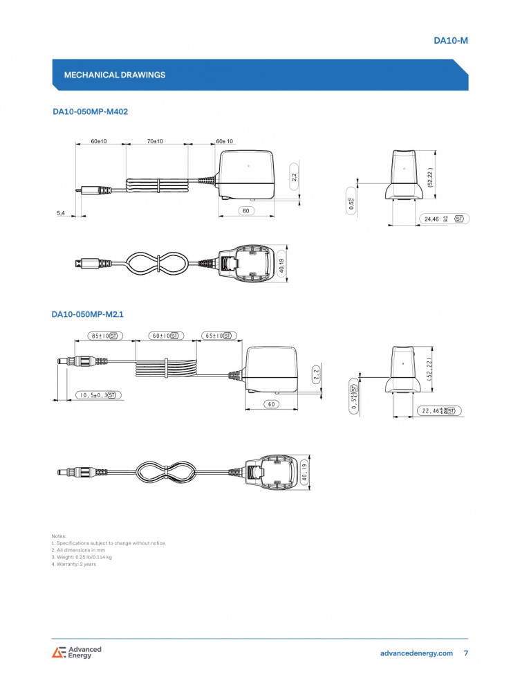 DA10-M datasheet page 7