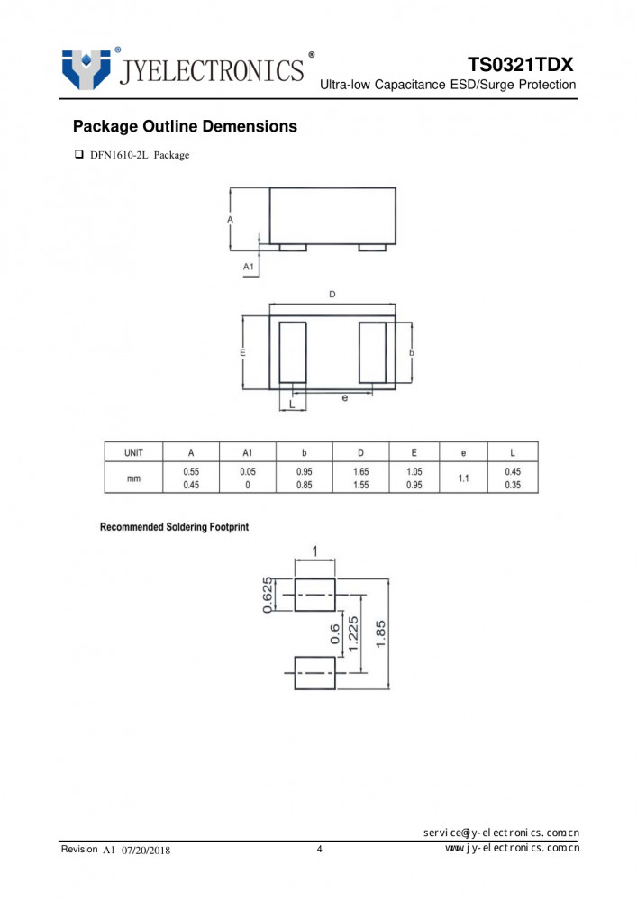 TS0321TDX datasheet page 4