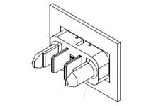 2.50mm, 7.50mm Pitch EXTreme Ten60Power Vertical Plug Assembly, 2 Power Circuits for sale