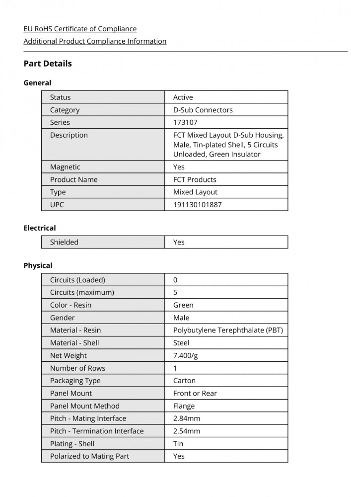 MOLEX 1731070710 drawing page 2