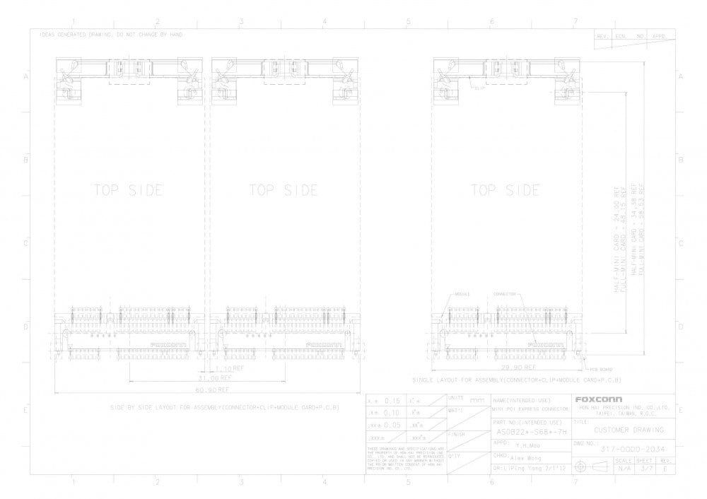 FOXCONN AS0B221-S68Q-7H drawing page 3
