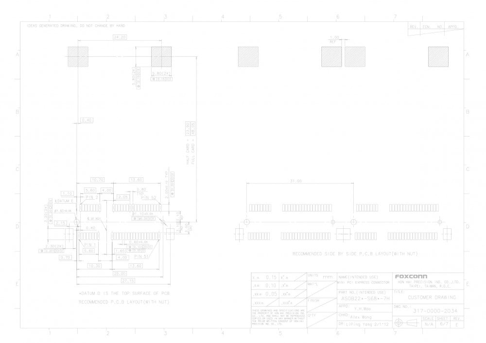FOXCONN AS0B221-S68Q-7H drawing page 6