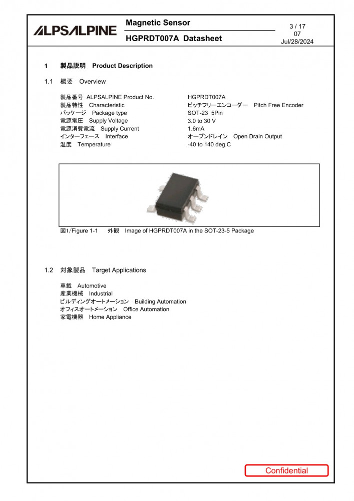 HGPRDT007A datasheet page 3