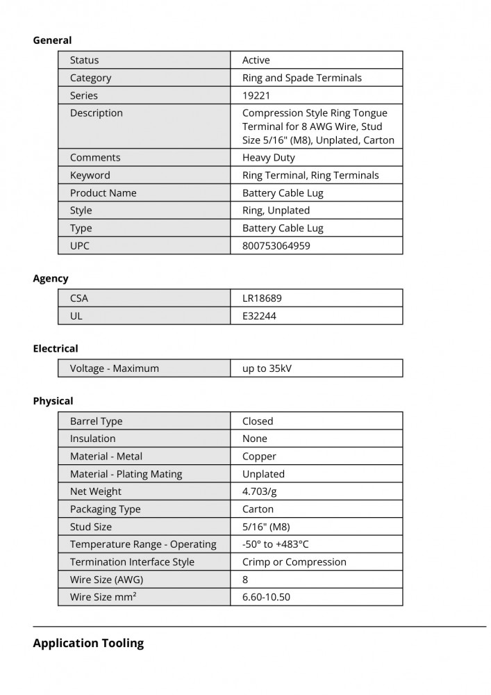 Product document page 2 for MOLEX 192210411