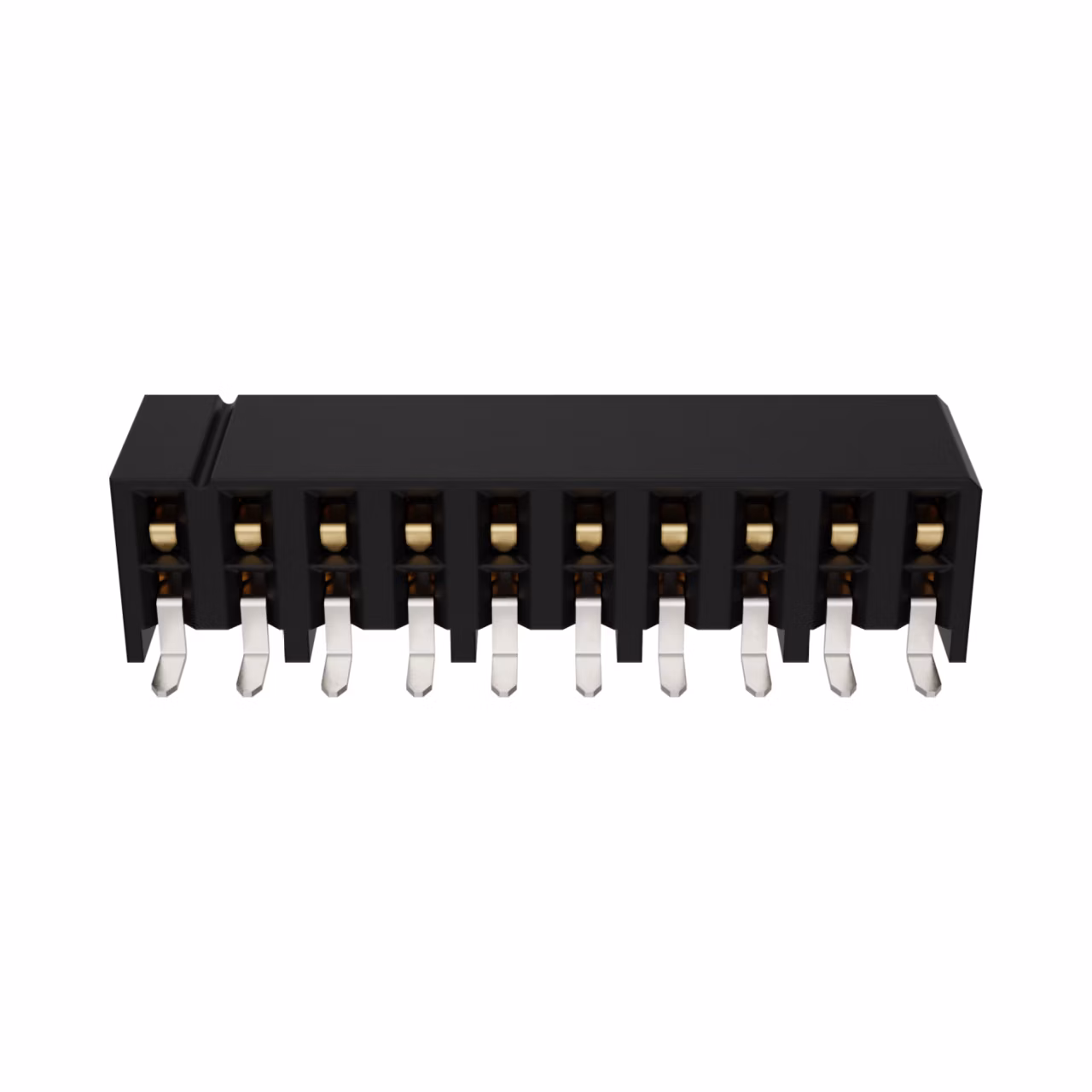 Milli-Grid Receptacle, Surface Mount, Side Entry, 0.38µm Gold (Au) Plating, 20 Circuits, Lead-Free, Tube for sale