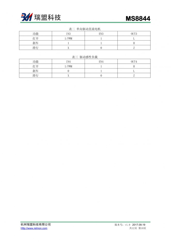 MS8844 datasheet page 10
