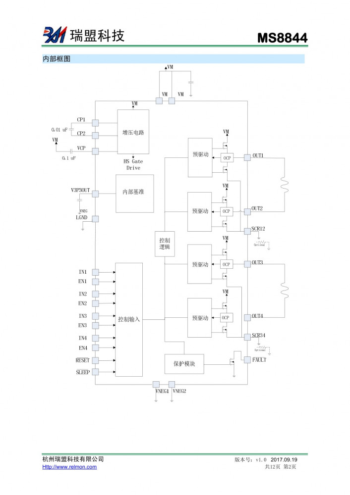 MS8844 datasheet page 2