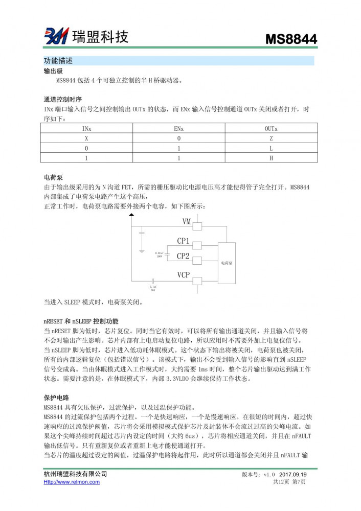 MS8844 datasheet page 7