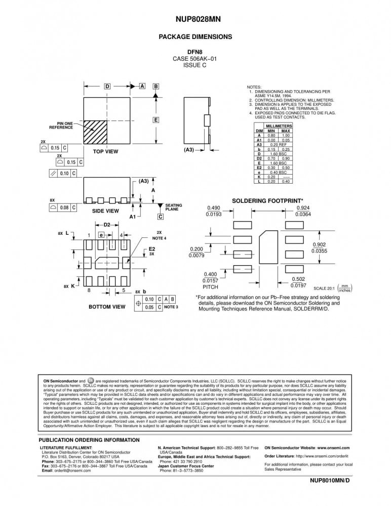 NUP8028MNT1G datasheet page 4