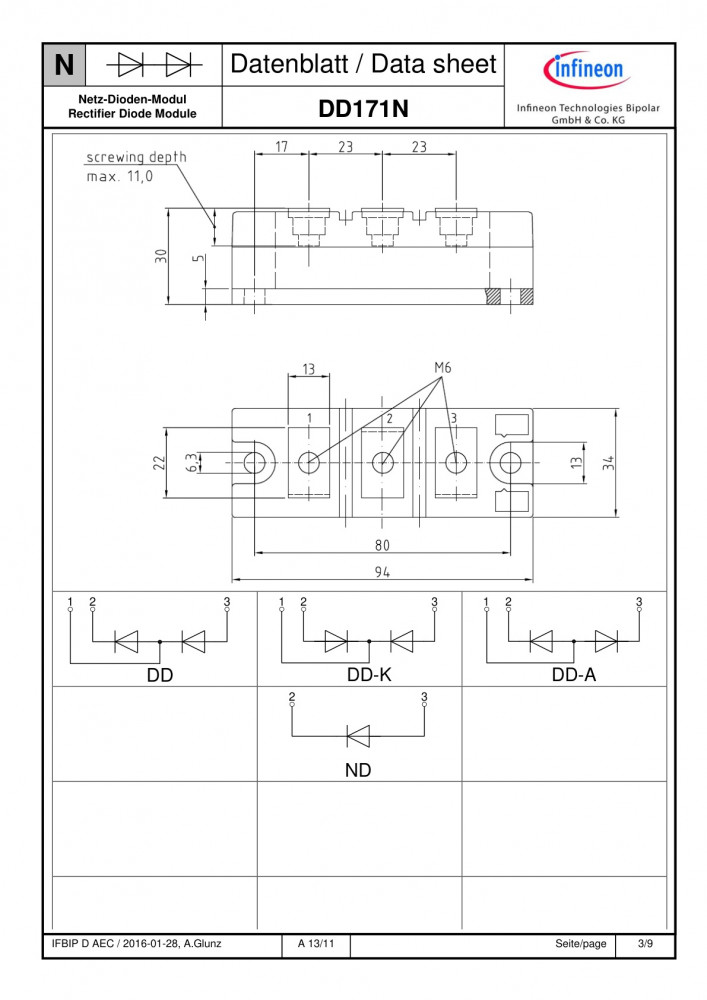 DD171N datasheet page 3