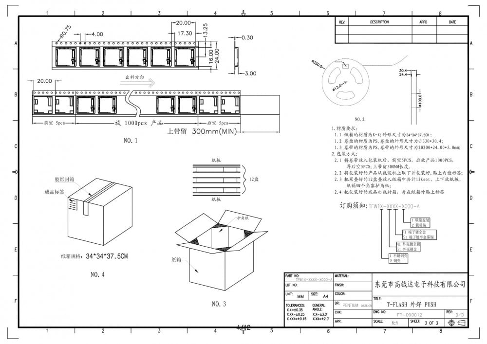 TFW13 specification page 3