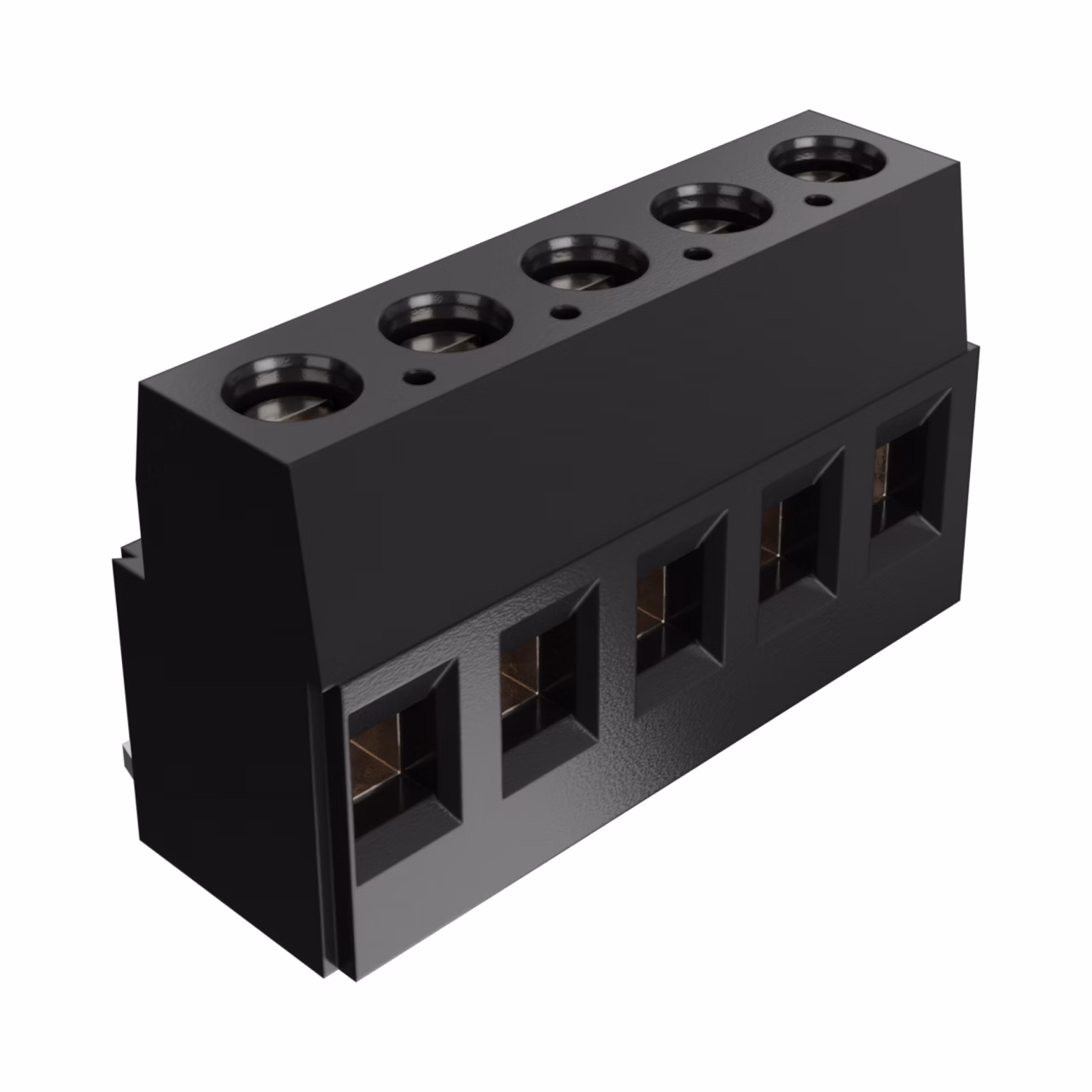 5.08mm Pitch Horizontal Fixed Mount PCB Terminal Block, 5 Circuits for sale