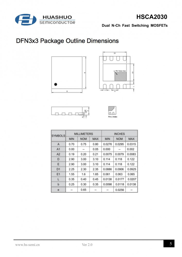 HSCA2030 datasheet page 5