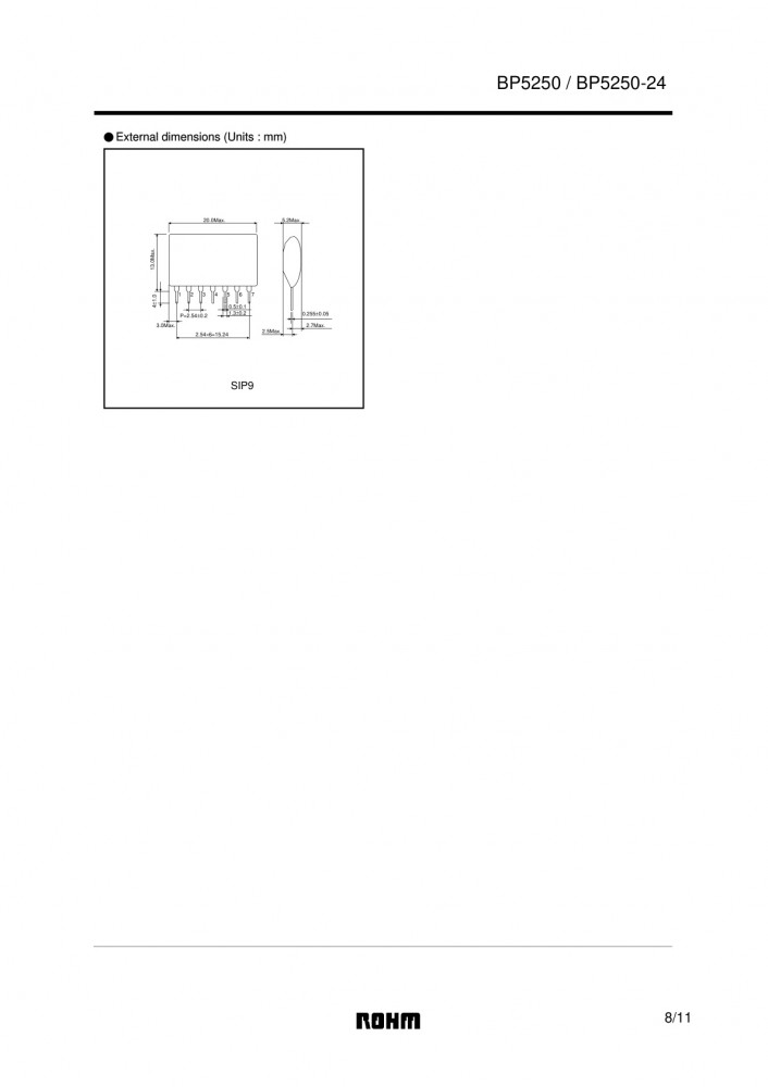 BP5250 datasheet page 8
