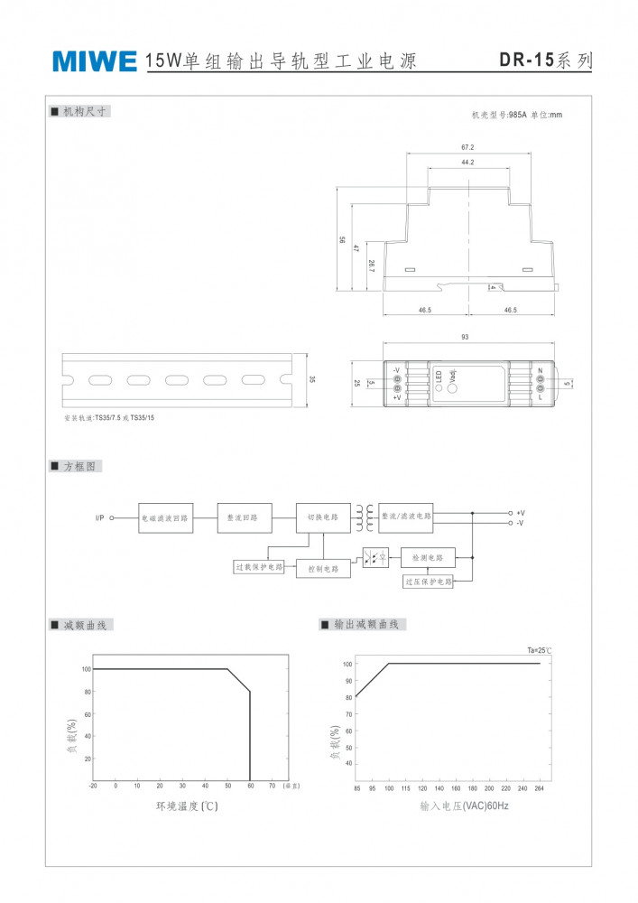 MIWE DR-15-12 datasheet page 2