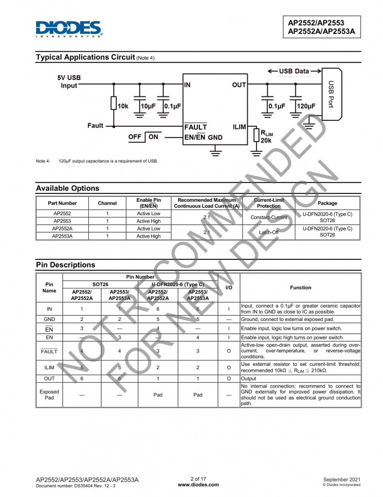 AP2553AFDC-7 datasheet page 2