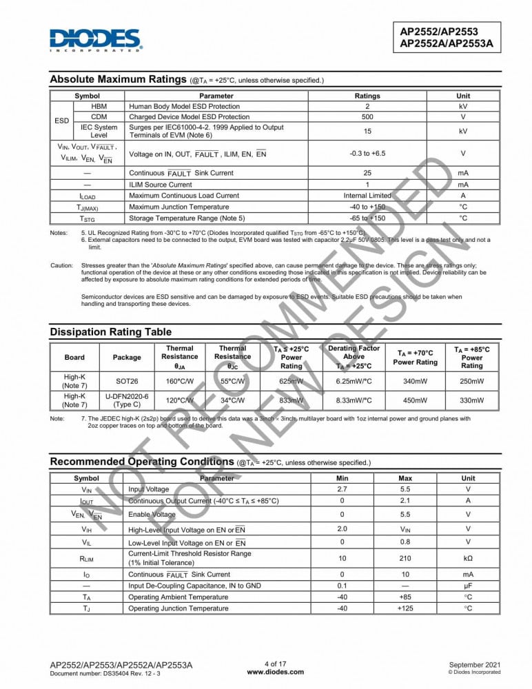 AP2553AFDC-7 datasheet page 4