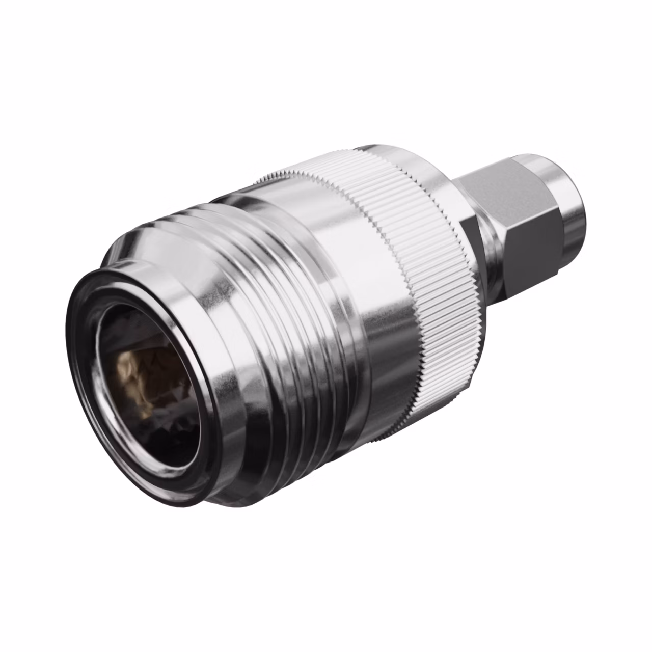 N Jack-to-SMA Plug ,Between-Series Adapter, Bag, 50 Ohms for sale