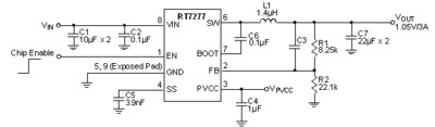 RT7270 - 3A, 18V, 340kHz Synchronous Step-Down Converter