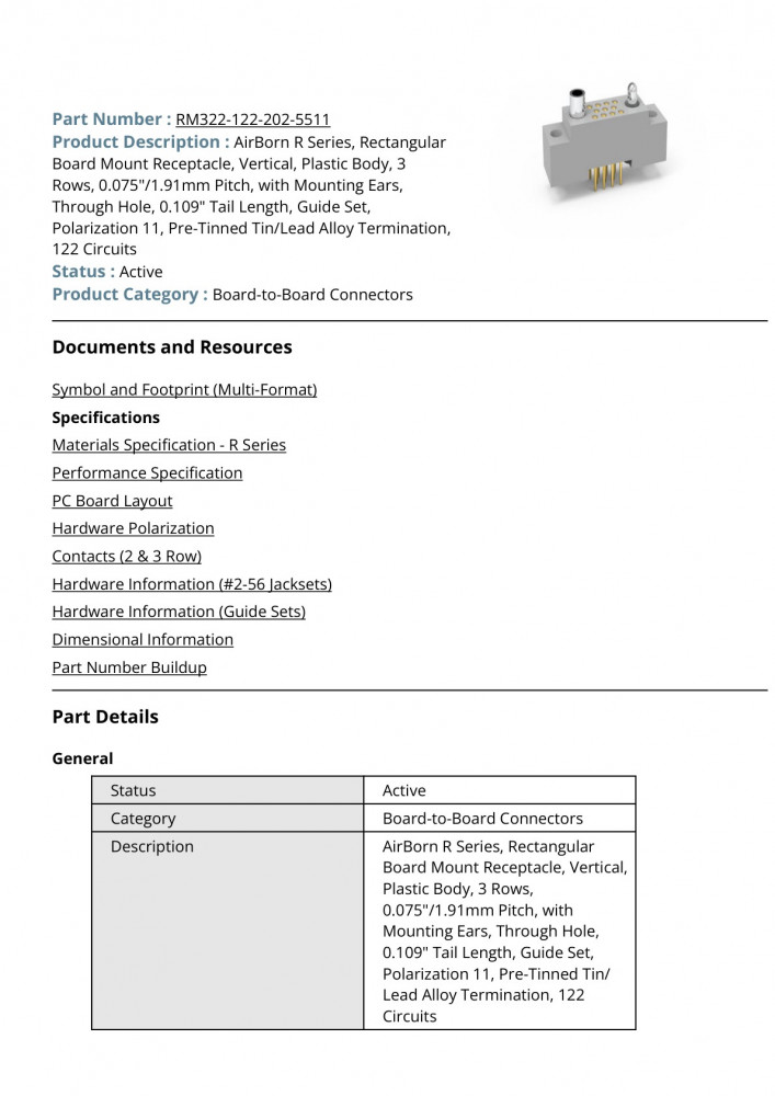 RM322-122-202-5511 technical document page 1