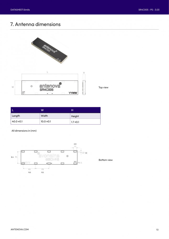 Similis SR4C005 datasheet page 10